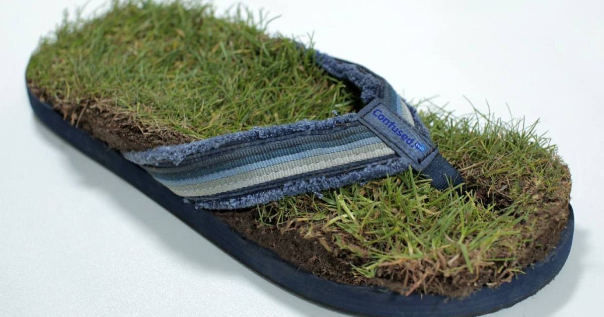 Flip-Flops Lined With Scottish Turf Created For Fans To Wear At England ...