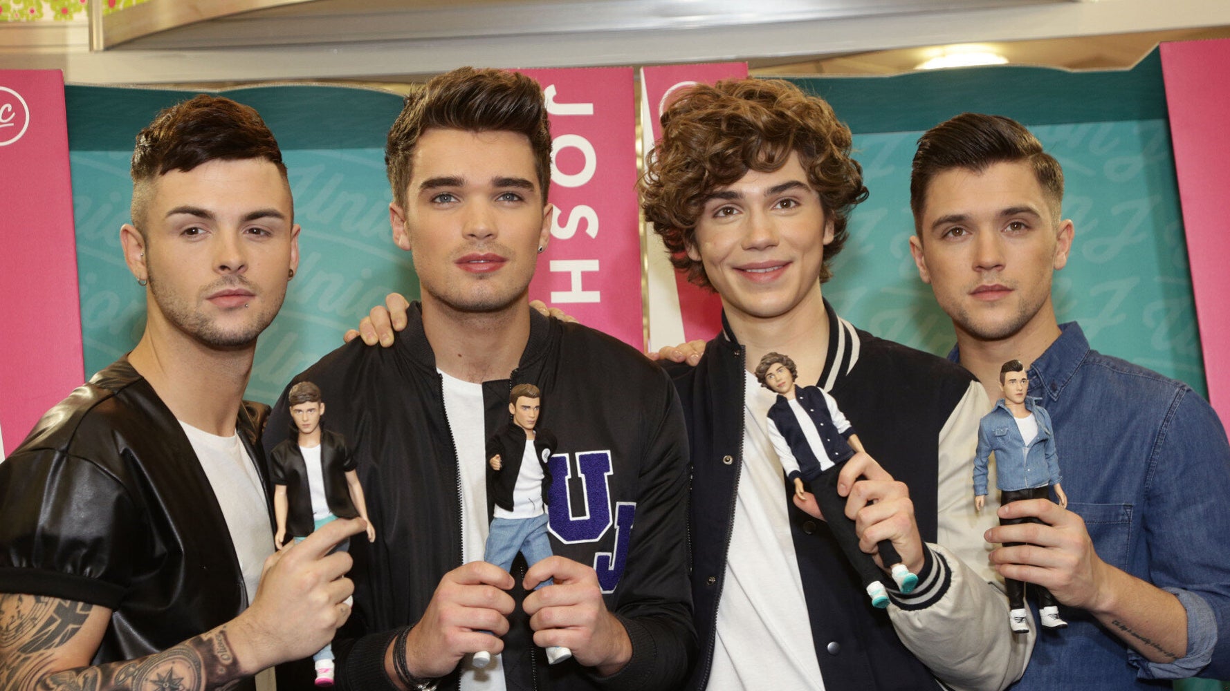Union J Stars Josh Cuthbert, Jaymi Hensley, JJ Hamblett And George ...