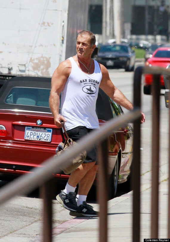 Mel Gibson Shows Off Bulging Muscles As He Bulks Up For 'The ...