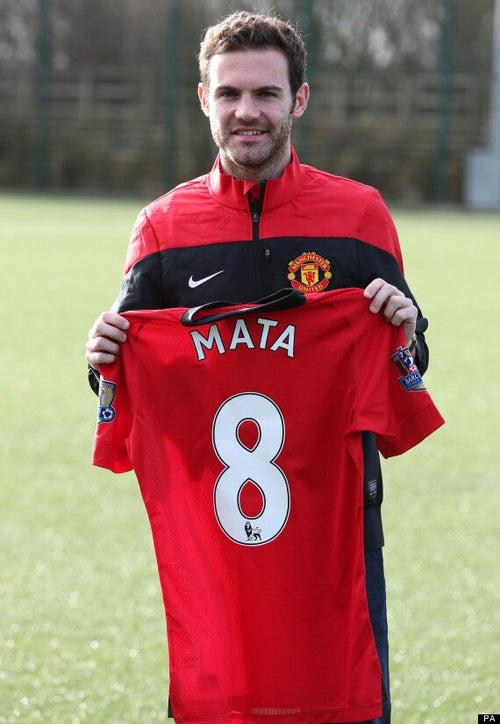 Mata Manchester United Jersey Juan Mata Back Signed Manchester United