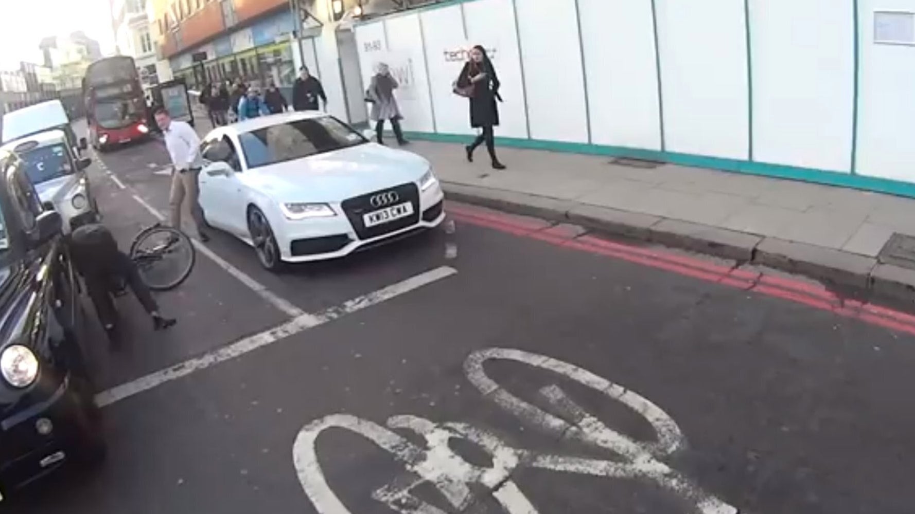 Shocking Road Rage Video Shows Driver Punching Cyclist In Central ...