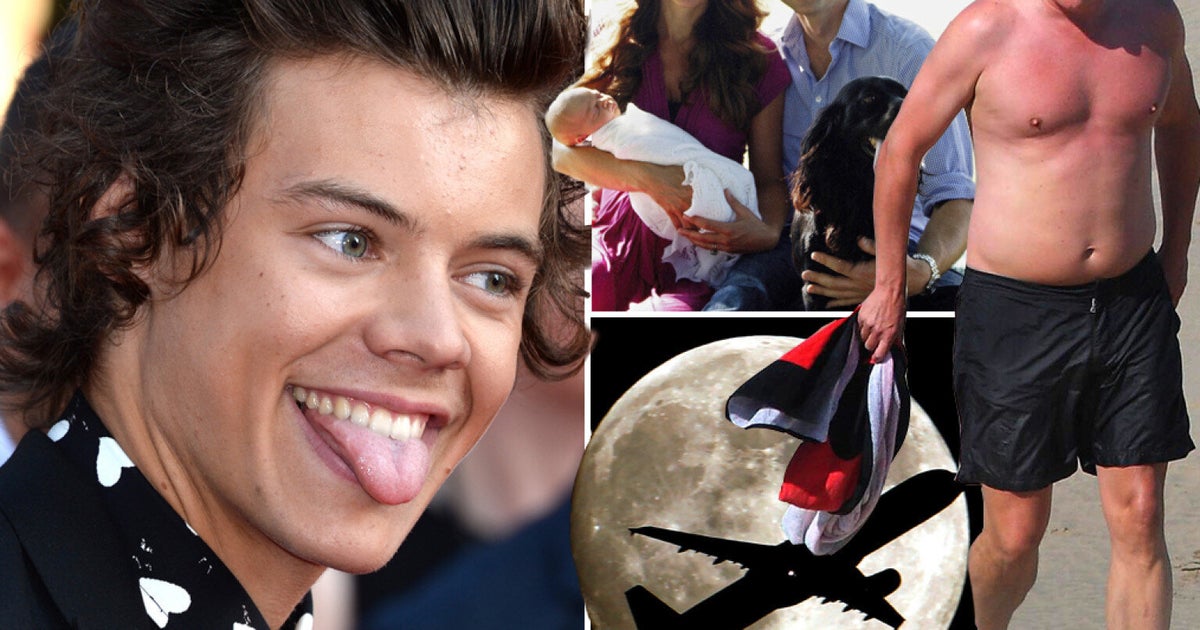 Prince George Portrait, One Direction Premiere and Topless David ...