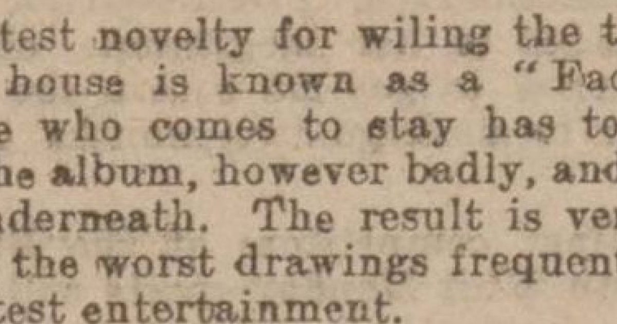 Facebook: 1902? Reference To Early 'Social Network' Found In Edwardian ...