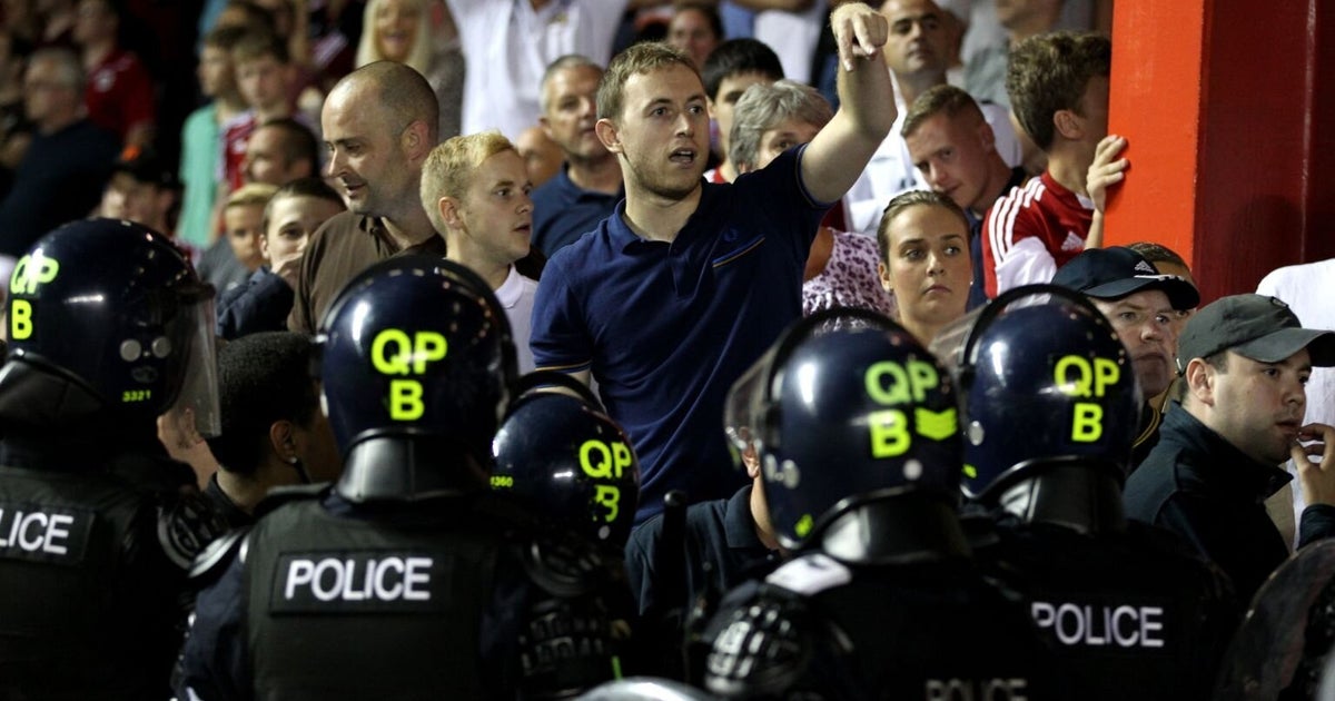 Bristol Football Derby Marred By Violence After Pitch Invasion ...
