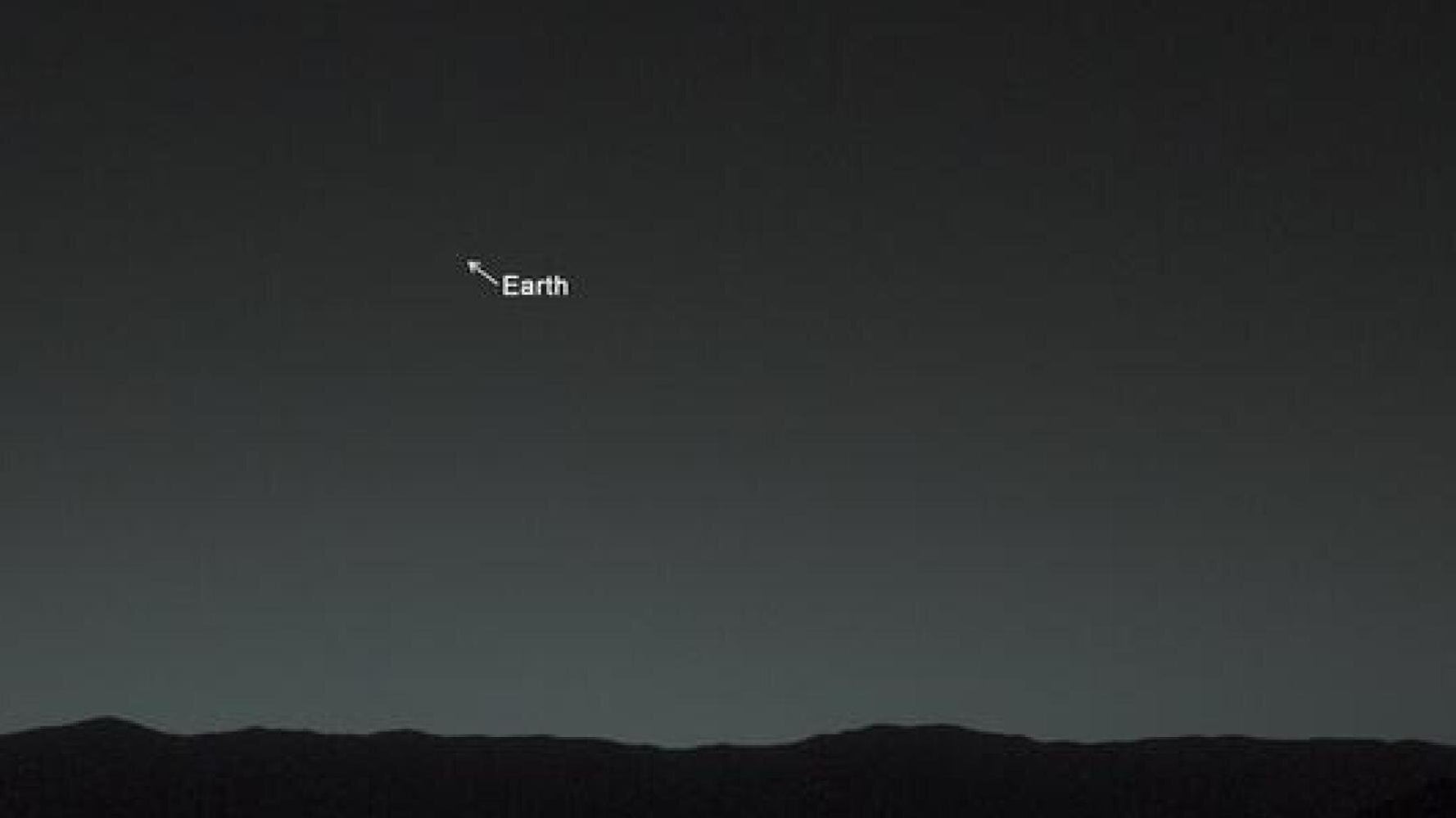 NASA Curiosity Rover Takes Its First Ever Picture Of Earth From Surface ...