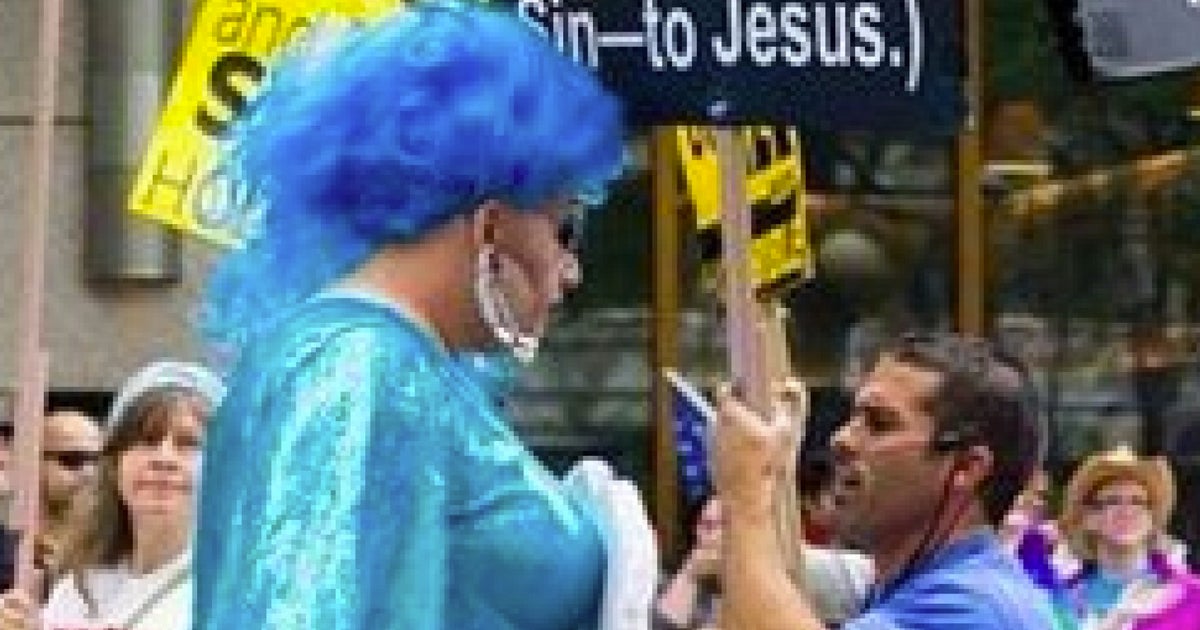 Mama Tits, Local Drag Queen, Confronts Christian Protesters At Seattle ...