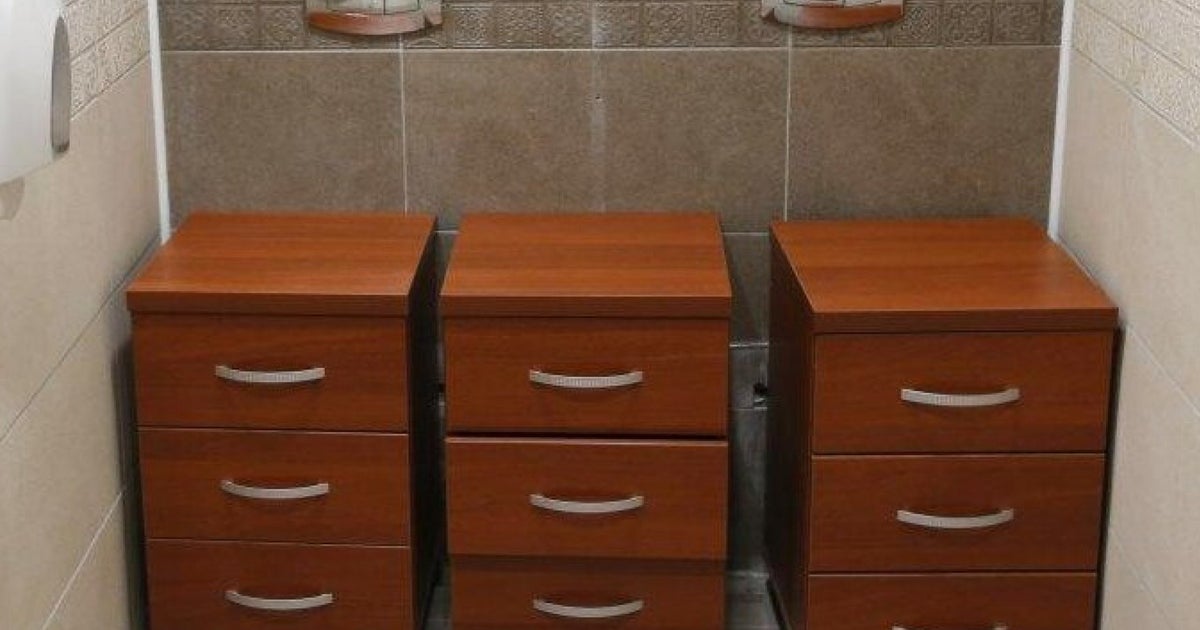 Sochi Double Toilets Start New Life As Stylish Three-Drawer Cabinets ...