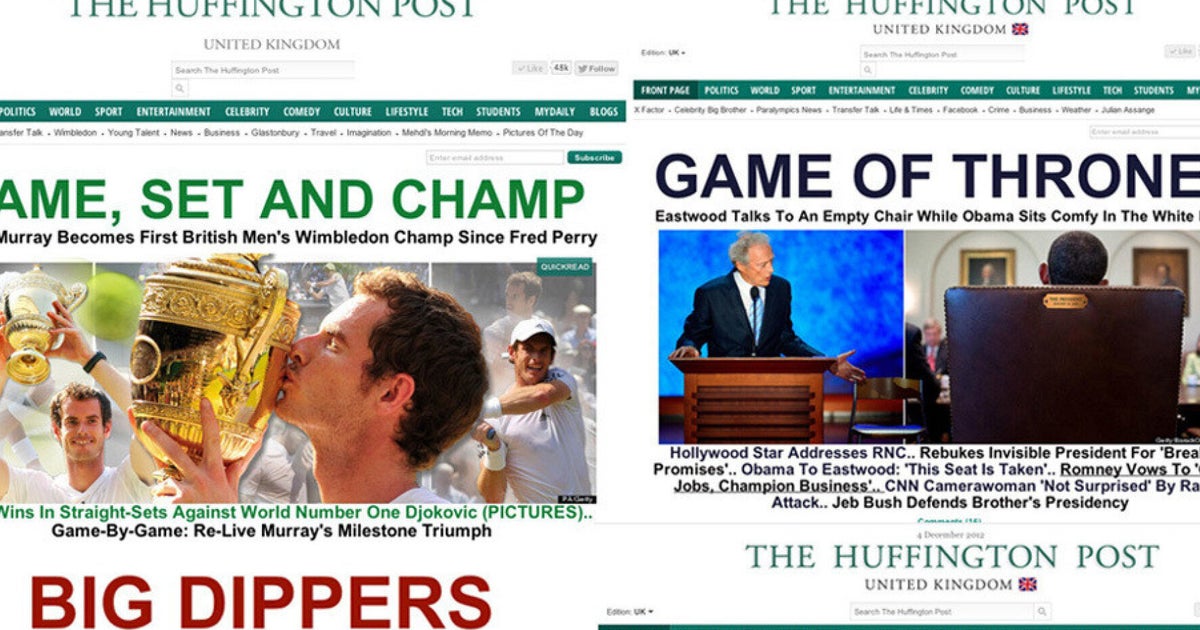 The Huffington Post UK Is 3: The Best Of Our Splashes | HuffPost UK News