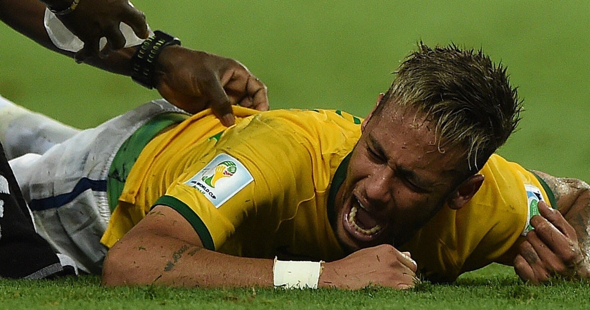 Neymar Fractures Vertebra And Out Of World Cup | HuffPost UK Sport