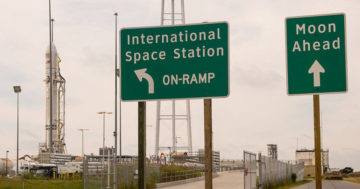 Nasa Road-Signs Point One Way To The Moon - The Other To The ...