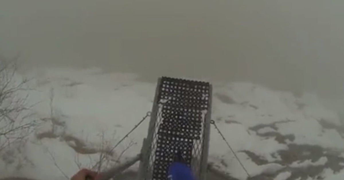 Base Jumper Leaps Into Fog Void In Terrifying Video Huffpost Uk Tech
