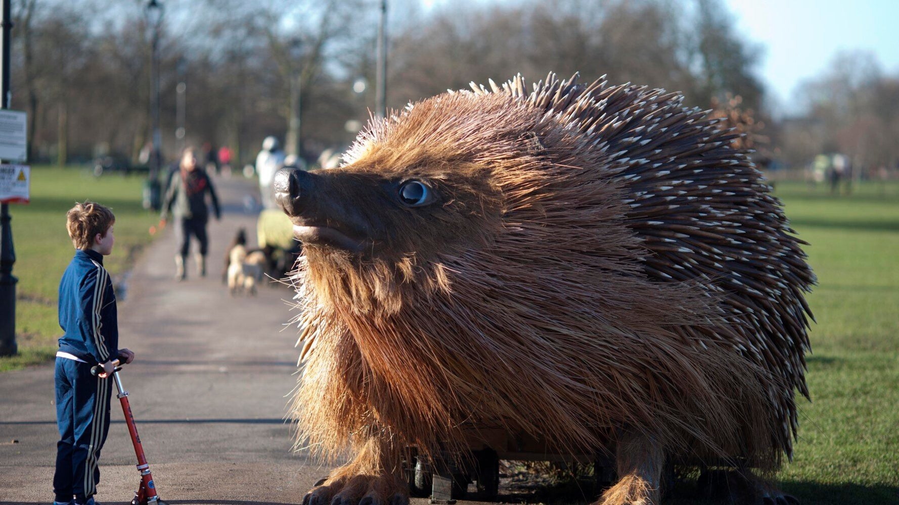 Giant Hedgehog Marks Launch Of Sir David Attenborough Series 'Natural ...