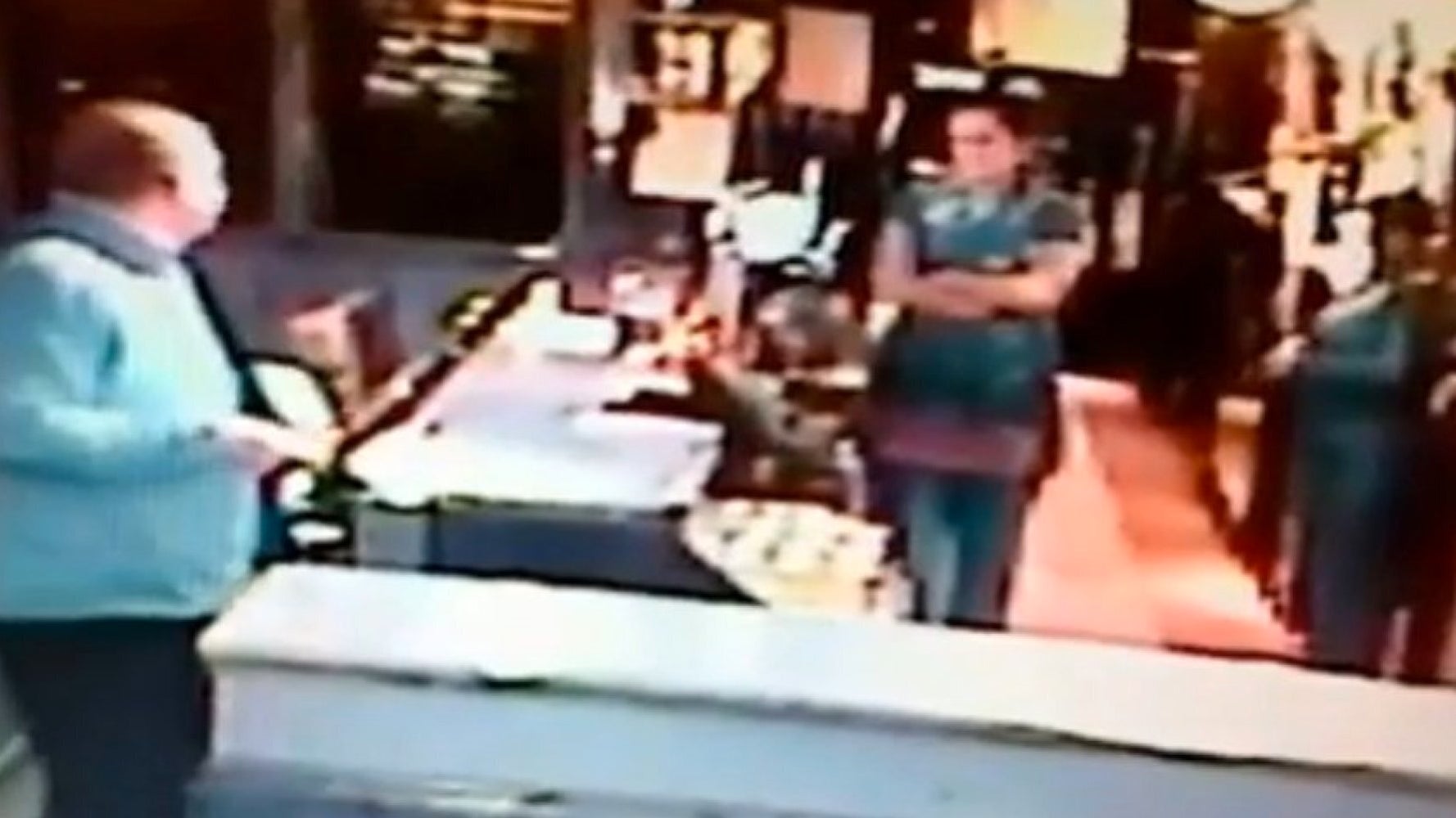 CCTV Camera Catches Man Falling Through Bar Just Like Del Boy (VIDEO ...