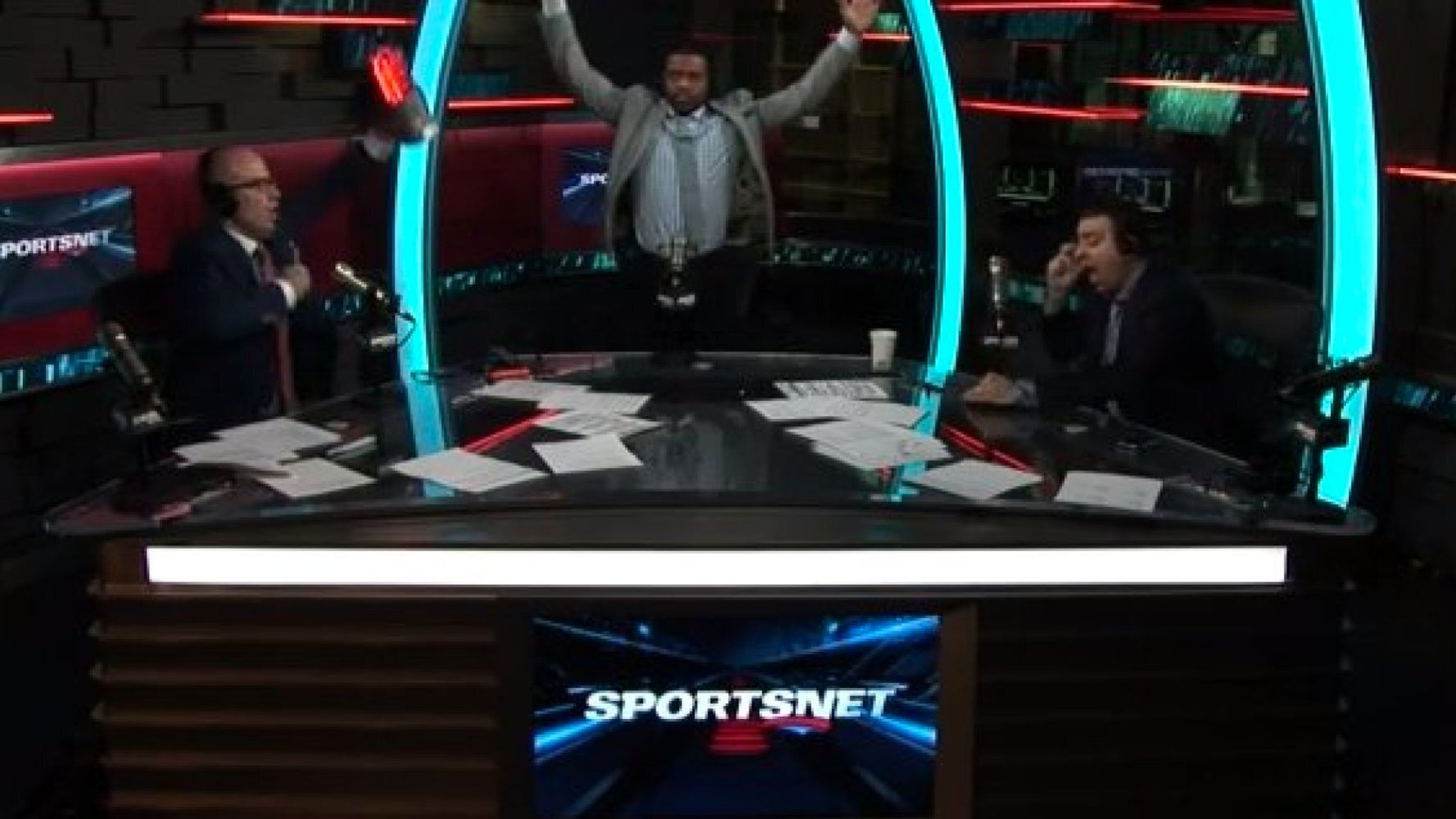 Canadian News Anchors Celebrate Olympic Gold Medal Win In Women's Ice ...