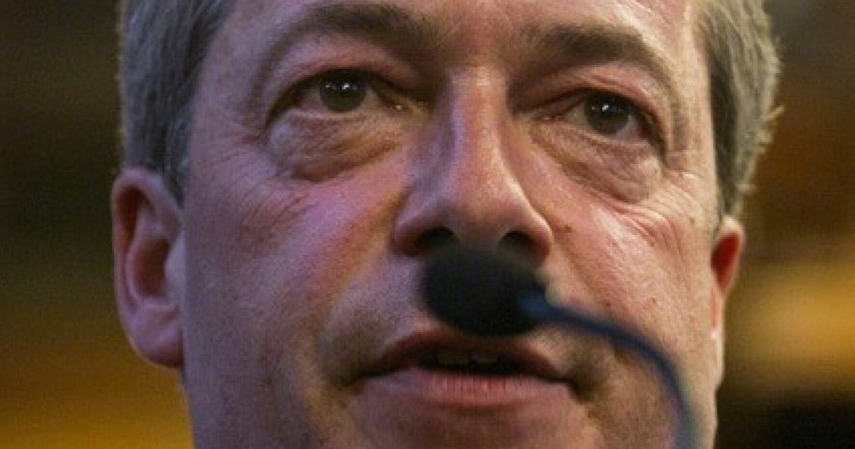 Ukip's Nigel Farage Sports 'Hitler Moustache'... Again (PICTURES ...