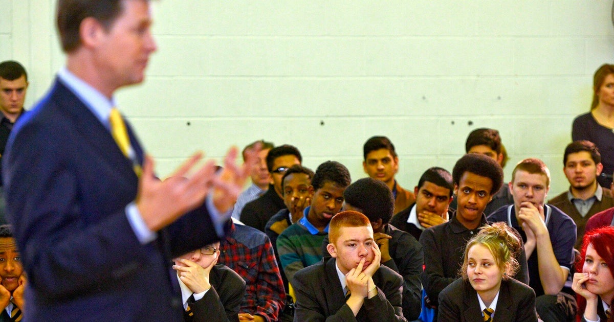 Nick Clegg Gets Middle Finger From Student While Giving Speech At ...