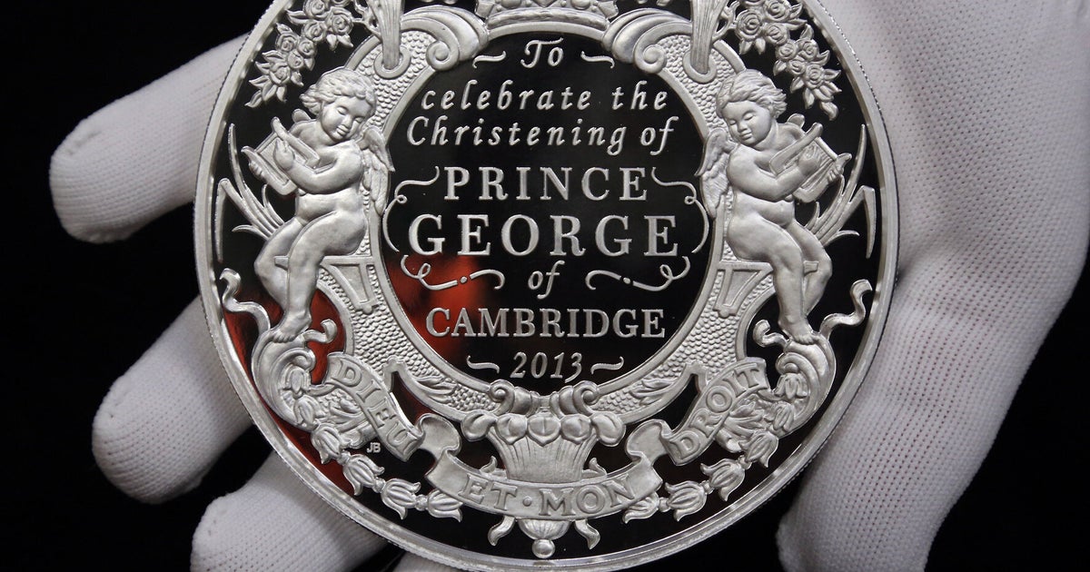 Prince George Commemorative Coin Goes On Sale For £50,000 (VIDEO ...