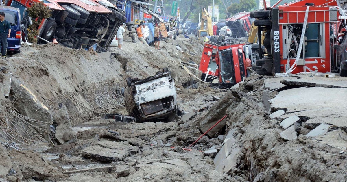 Taiwan Gas Explosion Pictures Capture Aftermath Of Deadly Blast ...