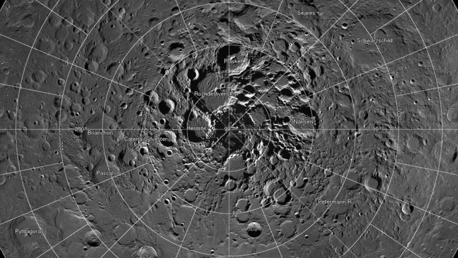 Nasa Unveils Highest-Ever Resolution Picture Of The Moon's North Pole ...