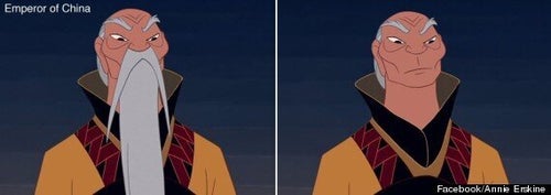 Disney Princess With Beards