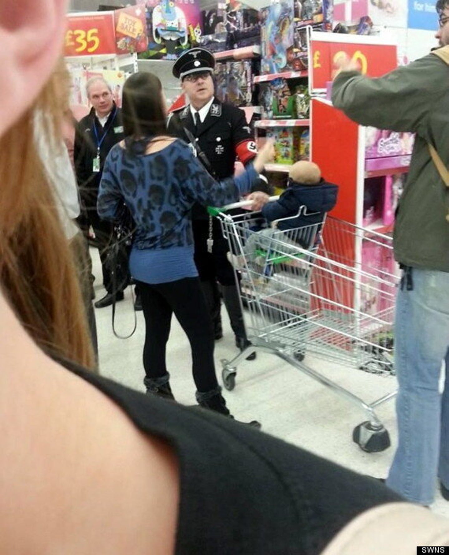 Nazi-Costumed Man Shocks Shoppers In Asda, Cambridge (PICTURES ...