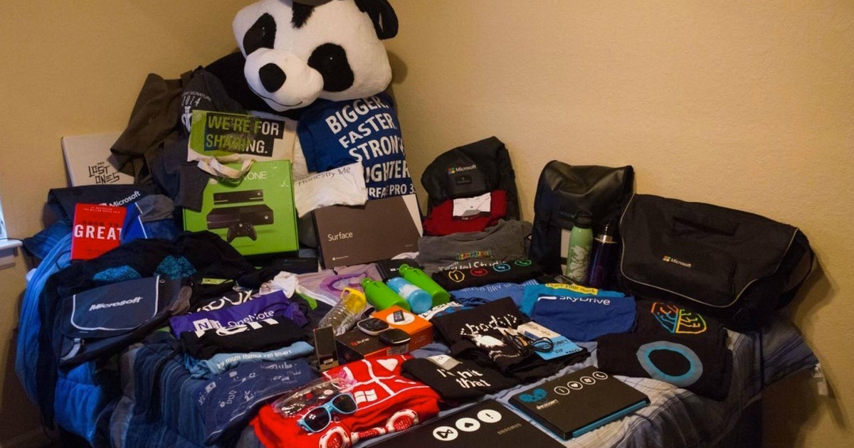 Intern Wars: Tech Hires Compare Their Amazing Free Swag From Microsoft ...