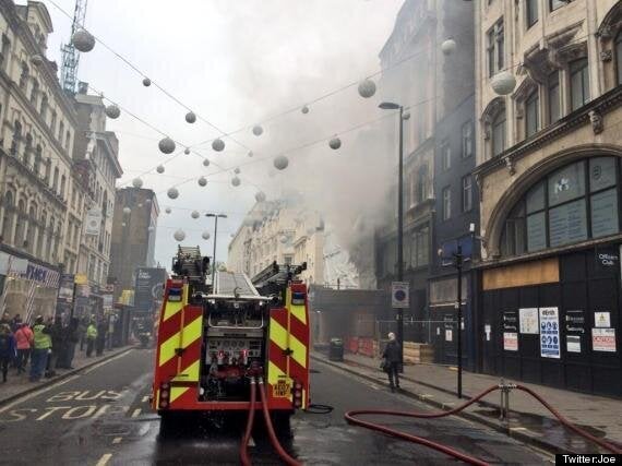 Fire On London's Oxford Street Closes Road (PICTURES) | HuffPost UK