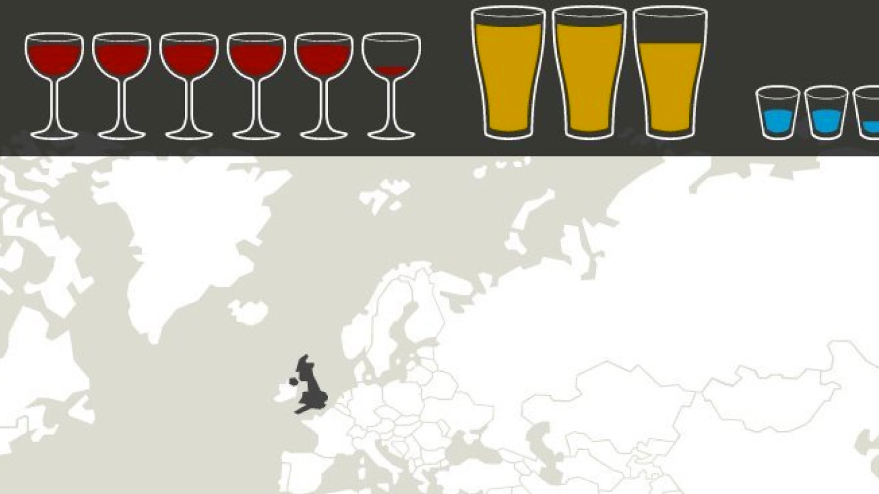 This Interactive Online Map Shows Which Countries Drink The Most ...