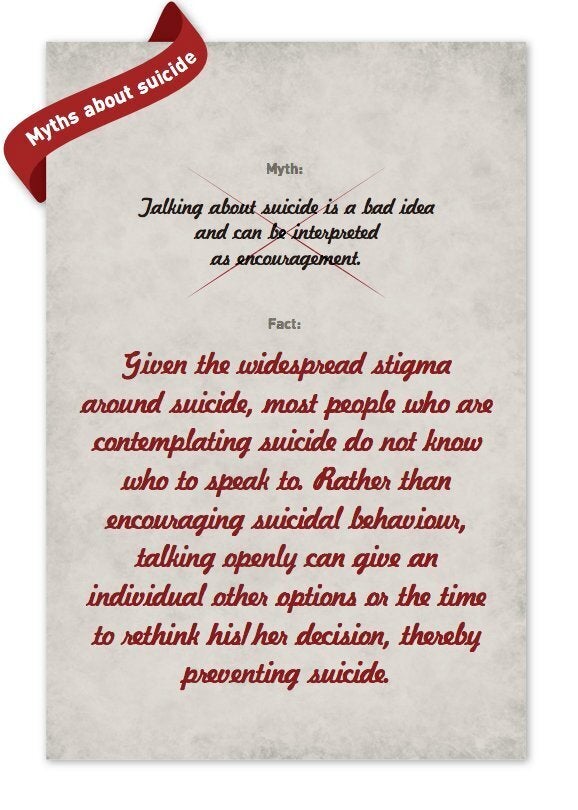 6 Myths About Suicide, Busted (Infographics) | HuffPost UK News