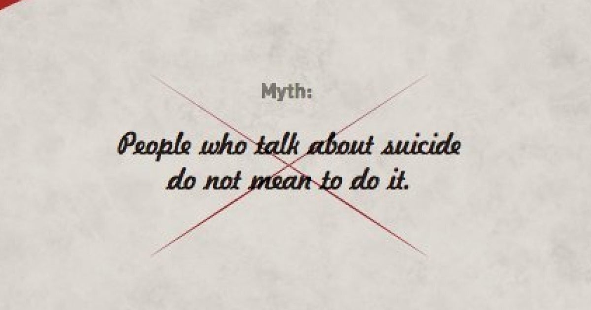 6 Myths About Suicide Busted Infographics Huffpost Uk News