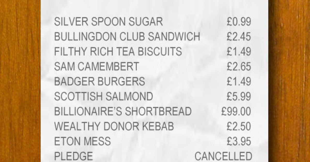 We Found David Cameron's Waitrose Receipt (PICTURE) | HuffPost UK Comedy