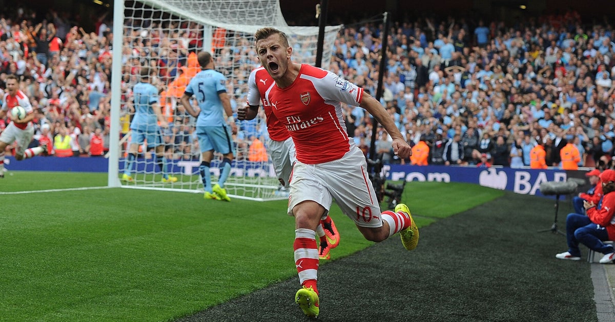 Arsenal 2-2 Manchester City: Jack Wilshere Leaves Danny Welbeck In The ...