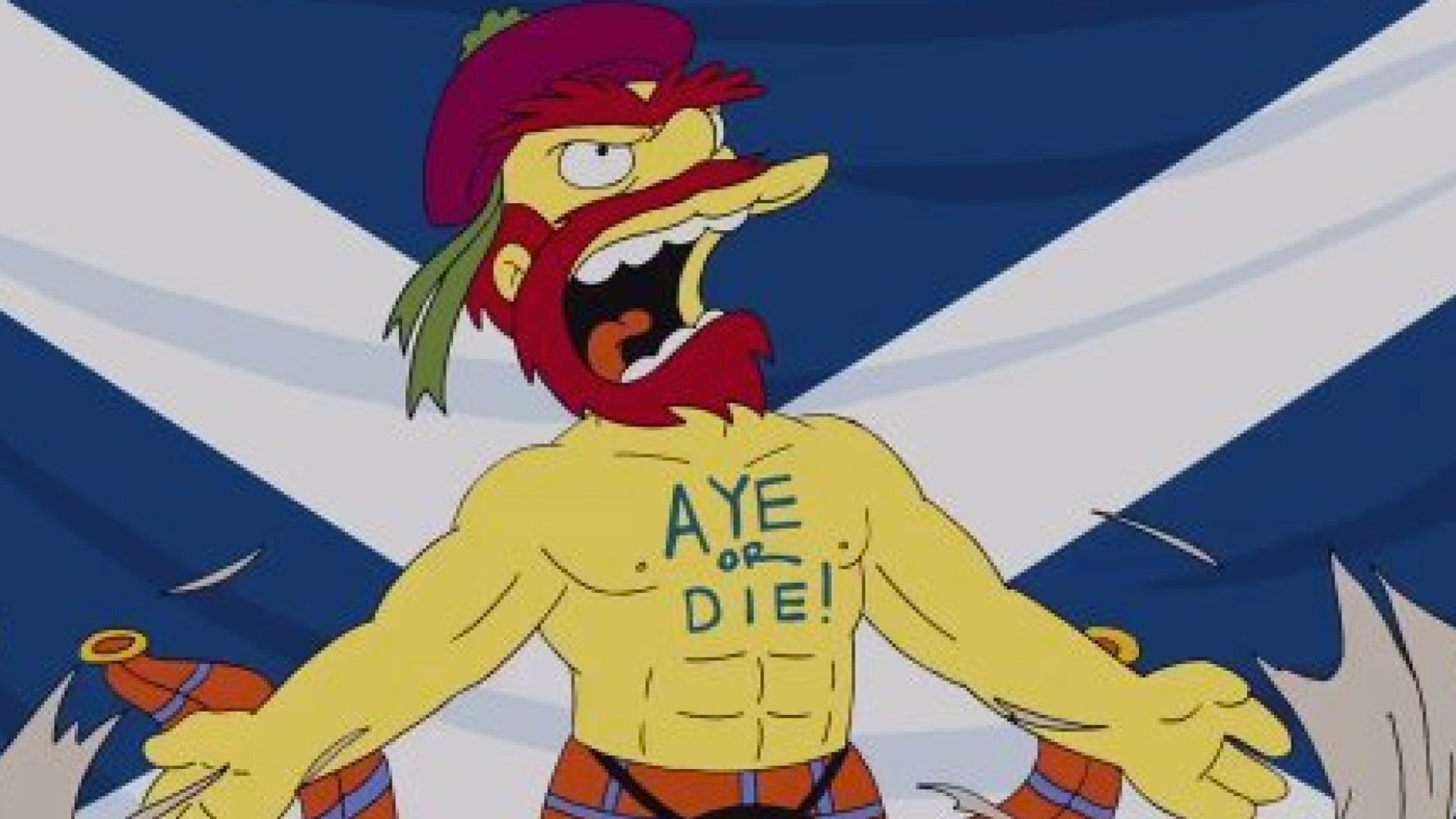 Groundskeeper Willie From The Simpsons Intervenes In Scottish ...