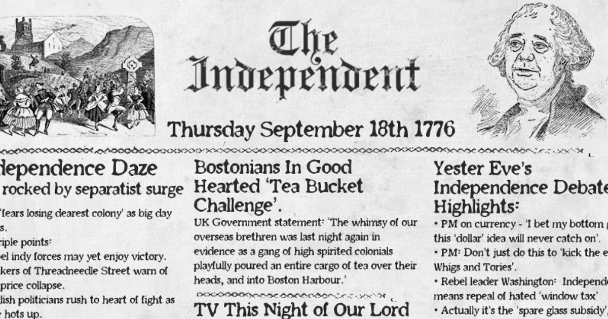 Scottish Independence: We've Been Here Before. Take A Look At This ...