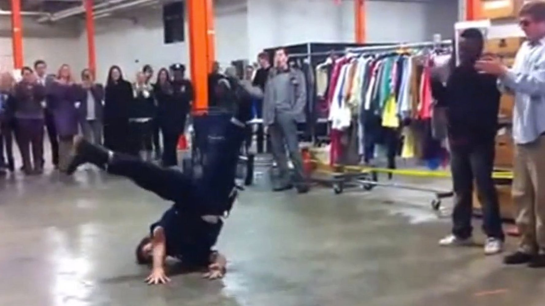 Breakdancing 'Cop' Puts Others To Shame In Dance-Off | HuffPost UK News