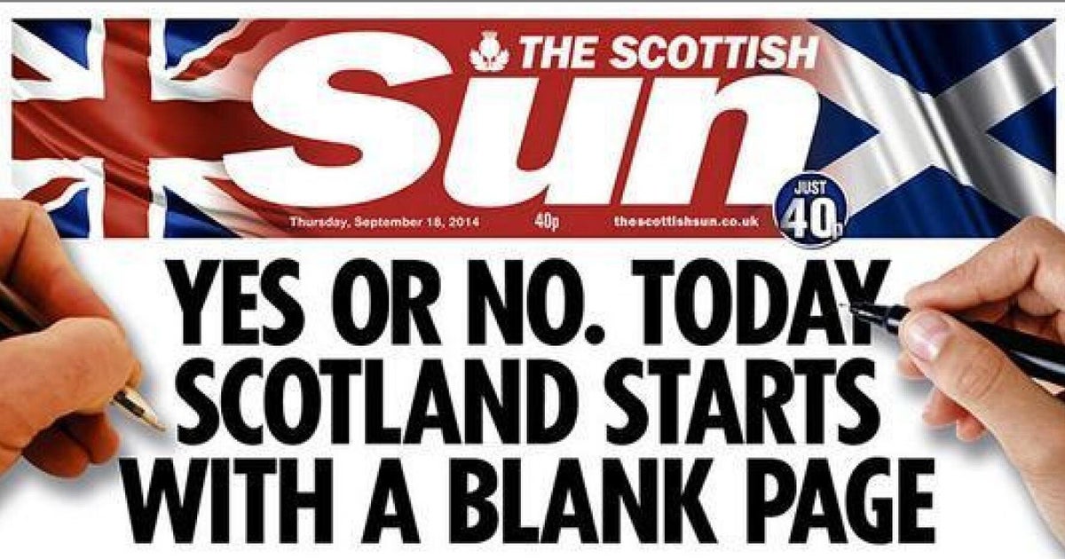 The Scottish Sun Asked The People Of Twitter To Fill In Its Blank Front ...
