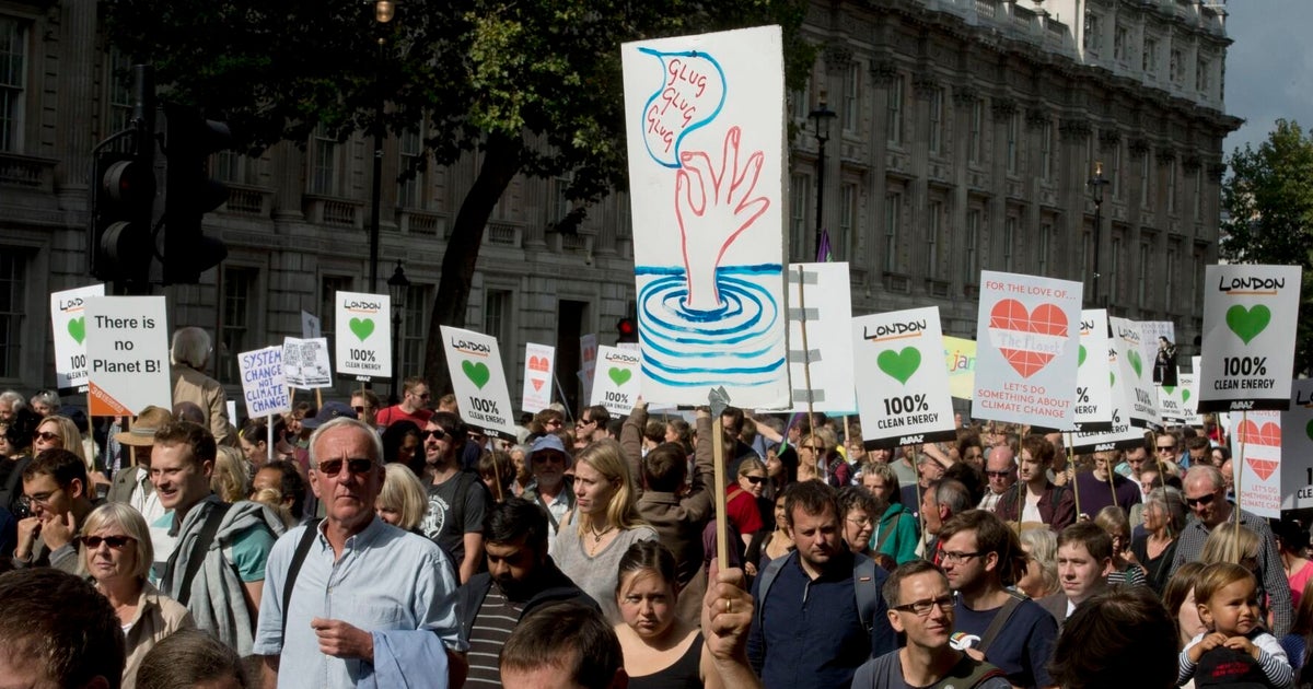 Climate Change March Takes Over London As Thousands Rally In Global ...