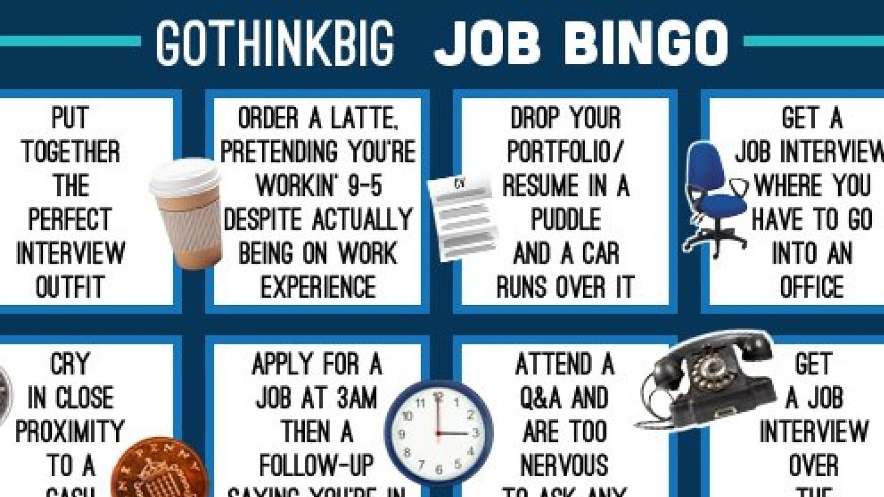 Job Bingo: How To Pick Yourself Up When You're Unemployed And Job ...