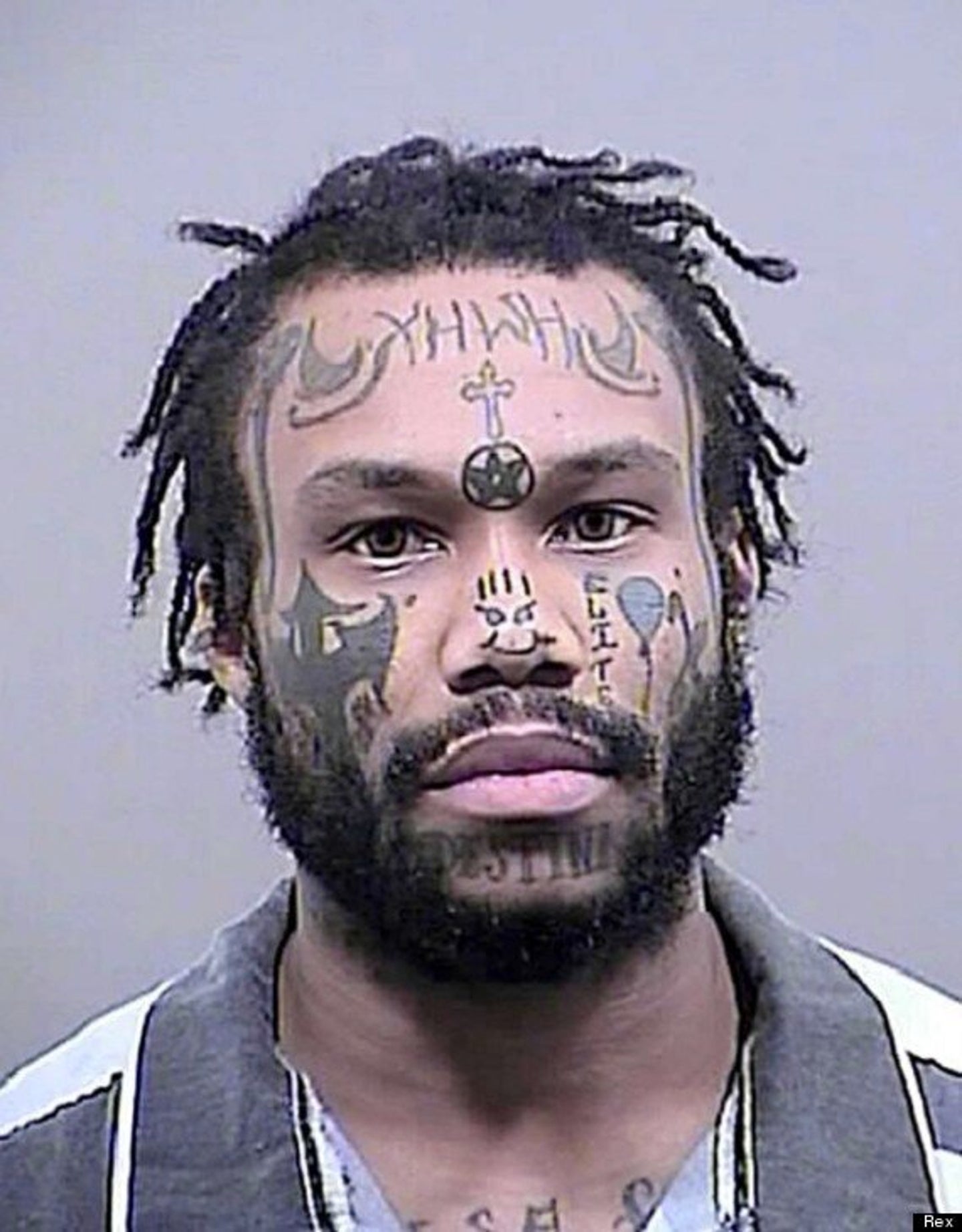 Tattoo Fail: Police Hunt Gun Theft Suspect Antoine Petty (PICTURE ...