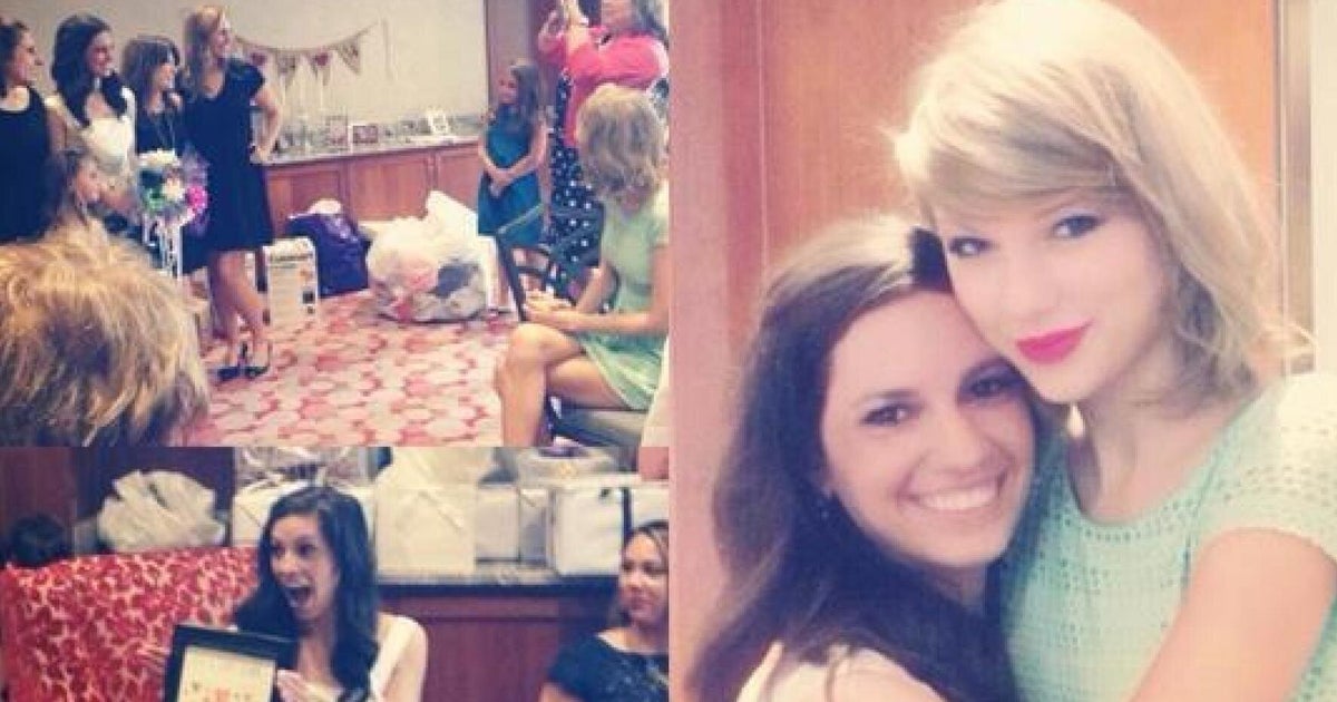 Taylor Swift Surprises Fan By Attending Her Bridal Shower (VIDEO ...