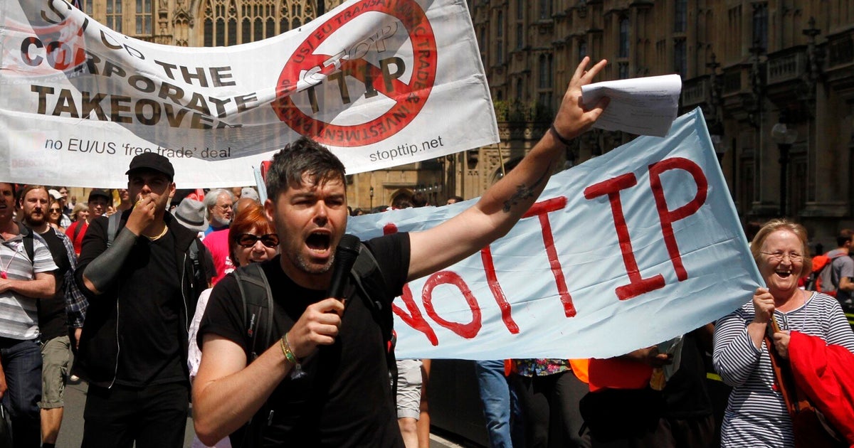 Anti-TTIP Protesters Hit London Over Controversial Trade Deal ...