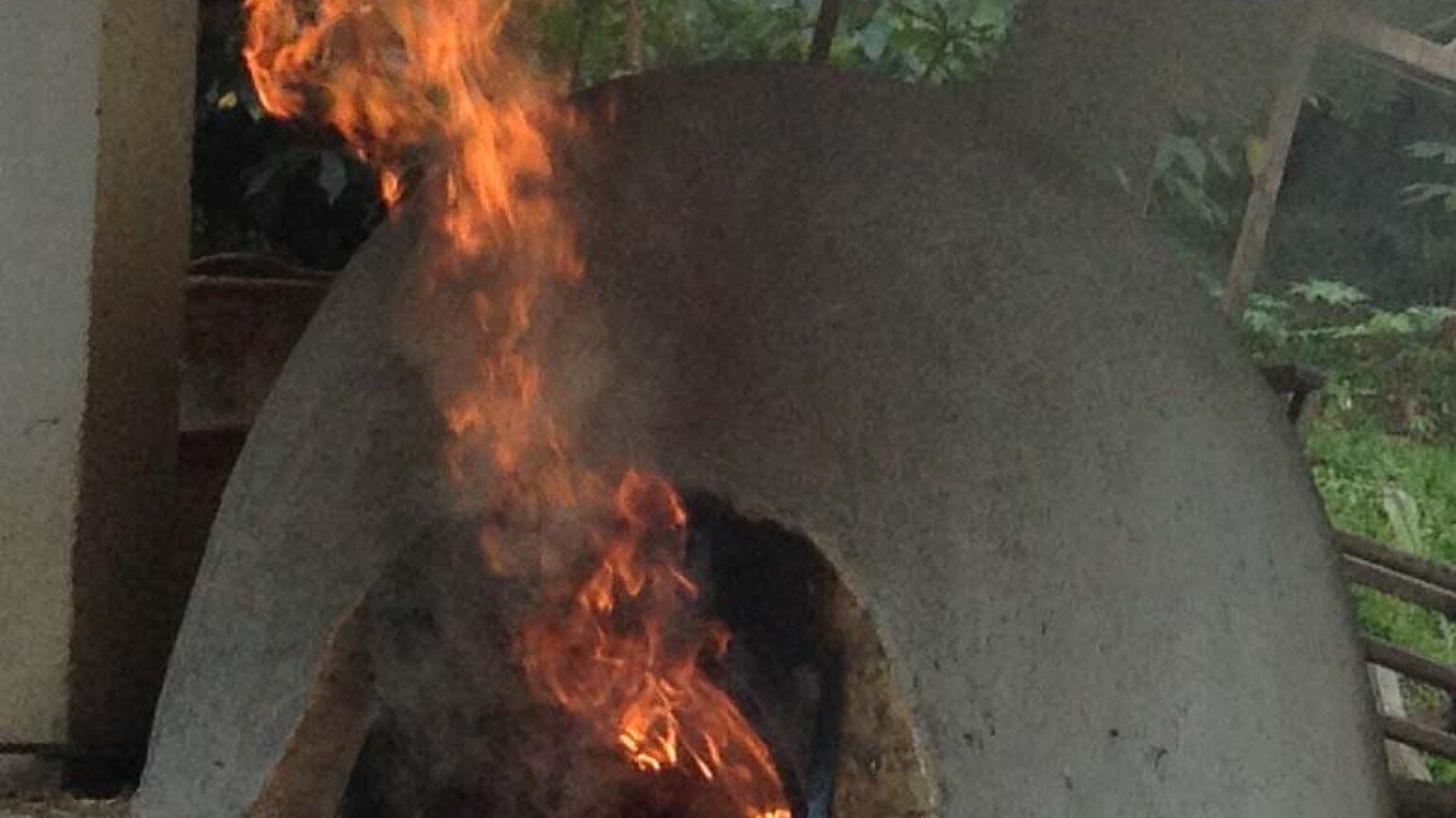 Flaming Giraffe Fights Its Way Out Of Oven In Bizarre Picture ...