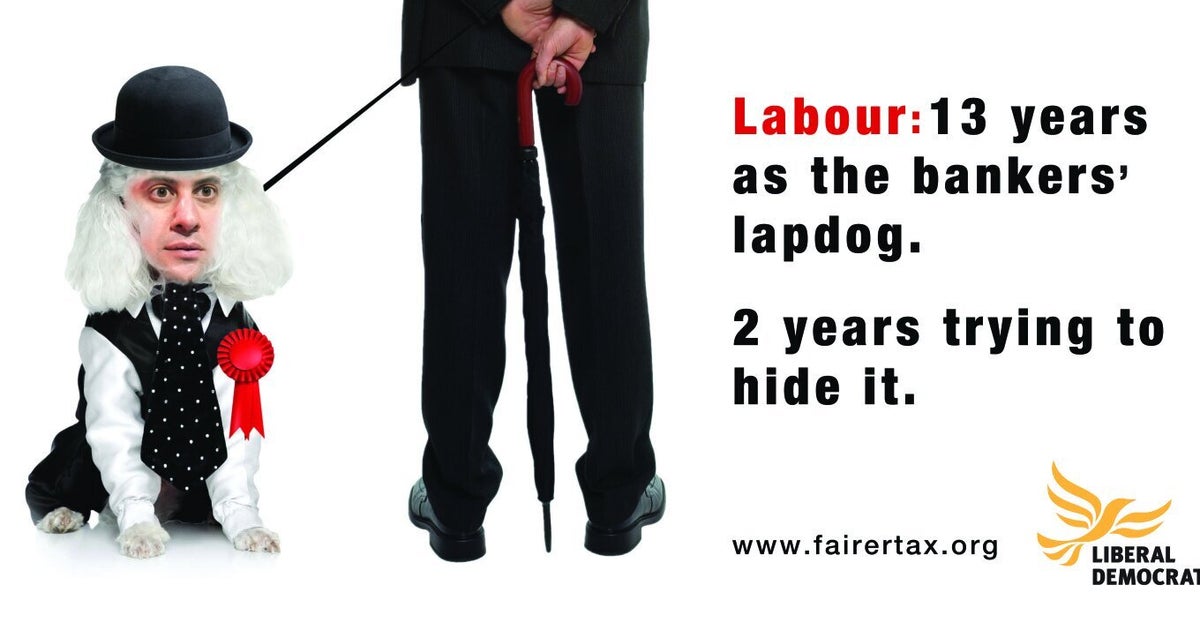 Lib Dem Poster Portrays Ed Miliband As 'Bankers Lapdog' | HuffPost UK ...