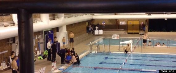 Dorset Police Officers Jump In Pool Fully-Clothed To Restrain 'Nuisance ...