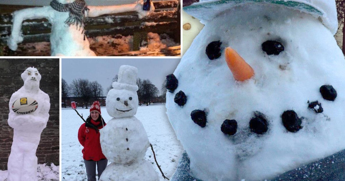 UK Weather: Weird And Wonderful Pictures Of Snowmen | HuffPost UK News