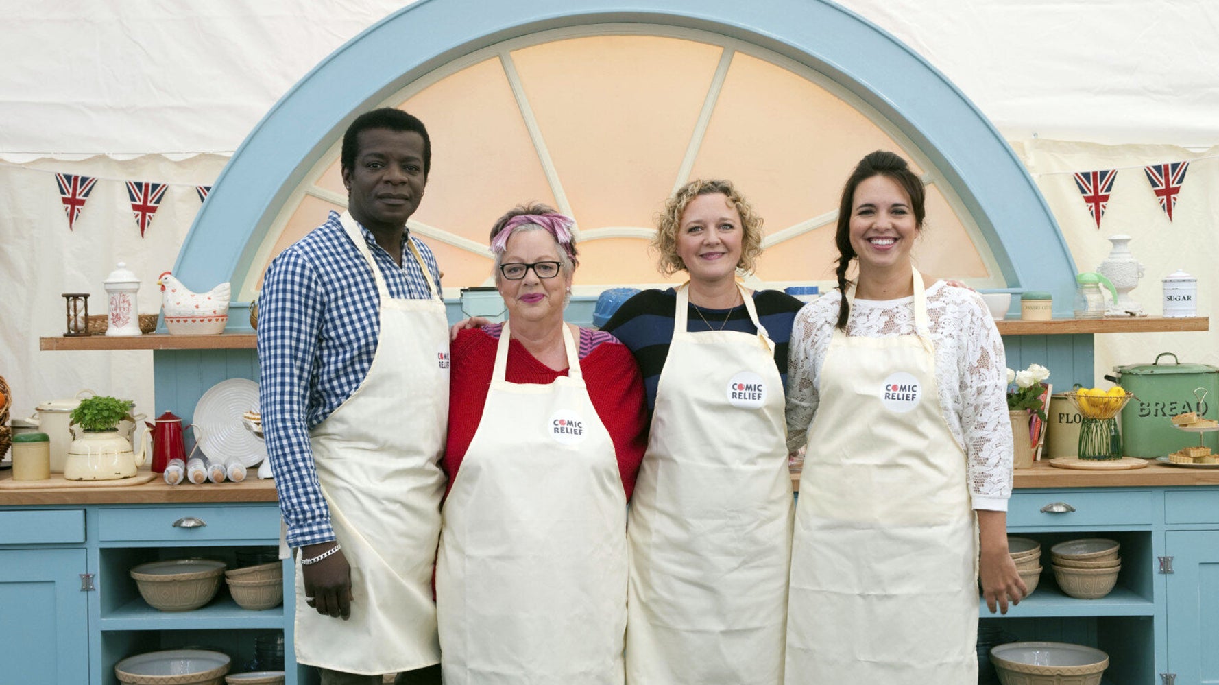 TV REVIEW: 'Great Comic Relief Bake Off' Episode 1 - Jo Brand, Stephen ...