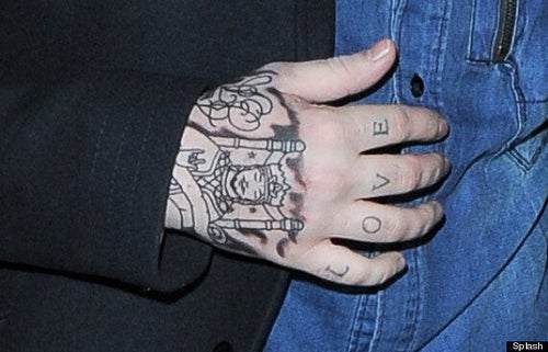 Caroline Flack Tattoos Copycat! Caroline Flack Reveals New Butterfly