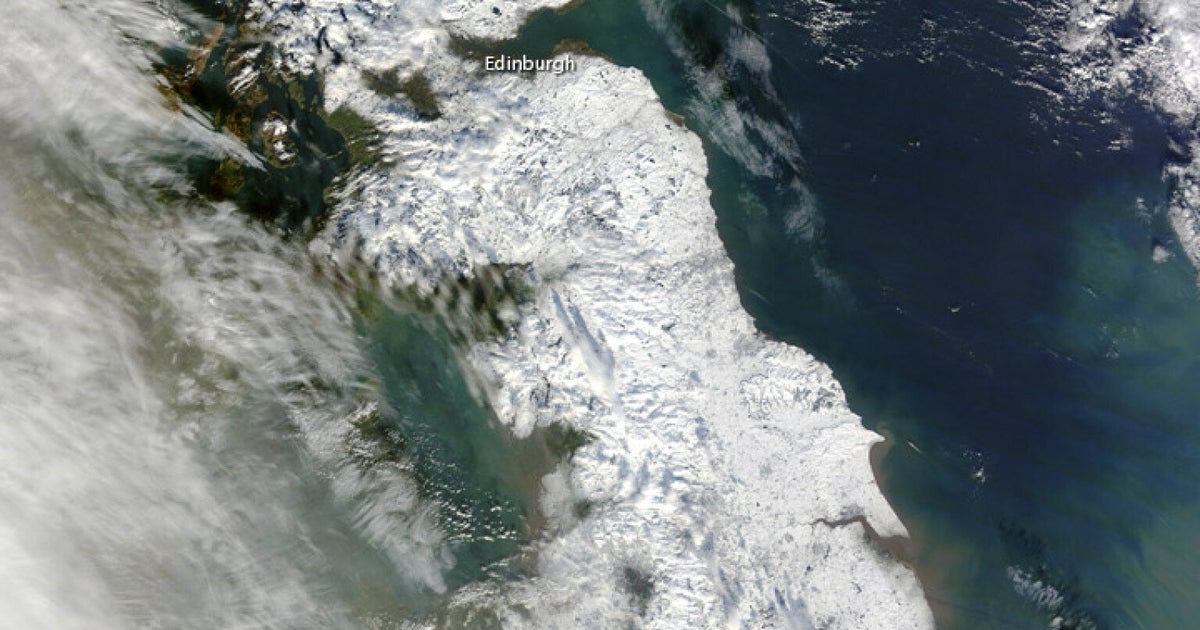 Snowy Britain As Seen From Space Via Nasa's Terra Satellite (PICTURE ...
