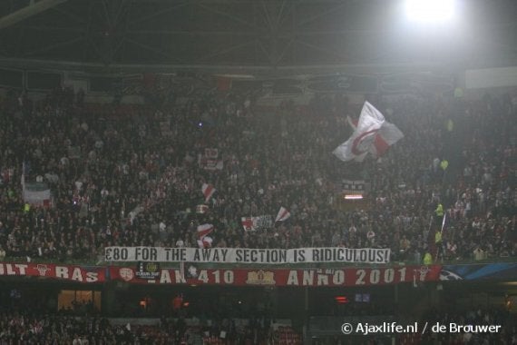 Ajax Fans Protest Against Modern Football (PICTURES) | HuffPost UK