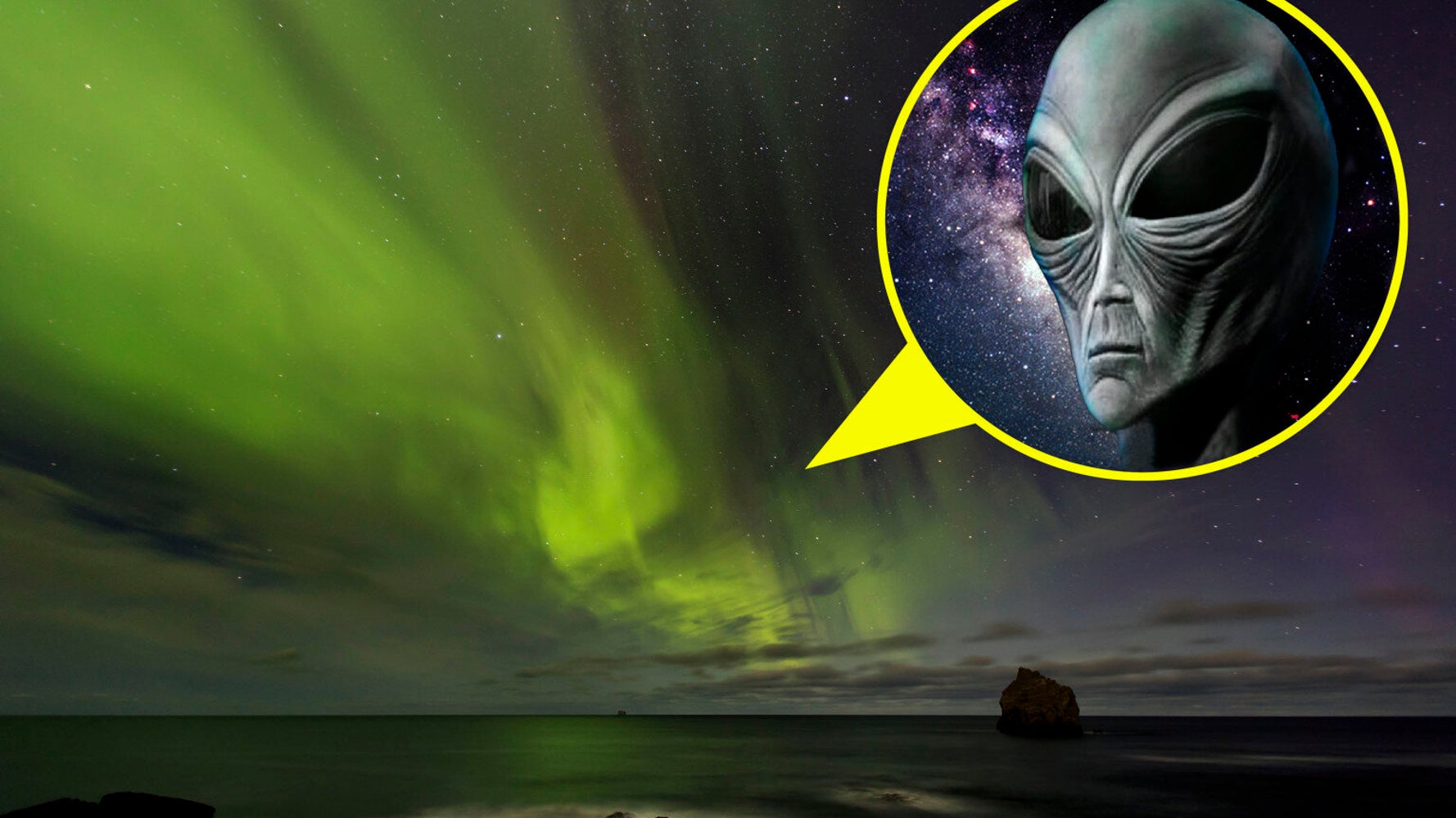 'Alien Face' Photographed In Northern Lights By Iurie Belegurschi ...